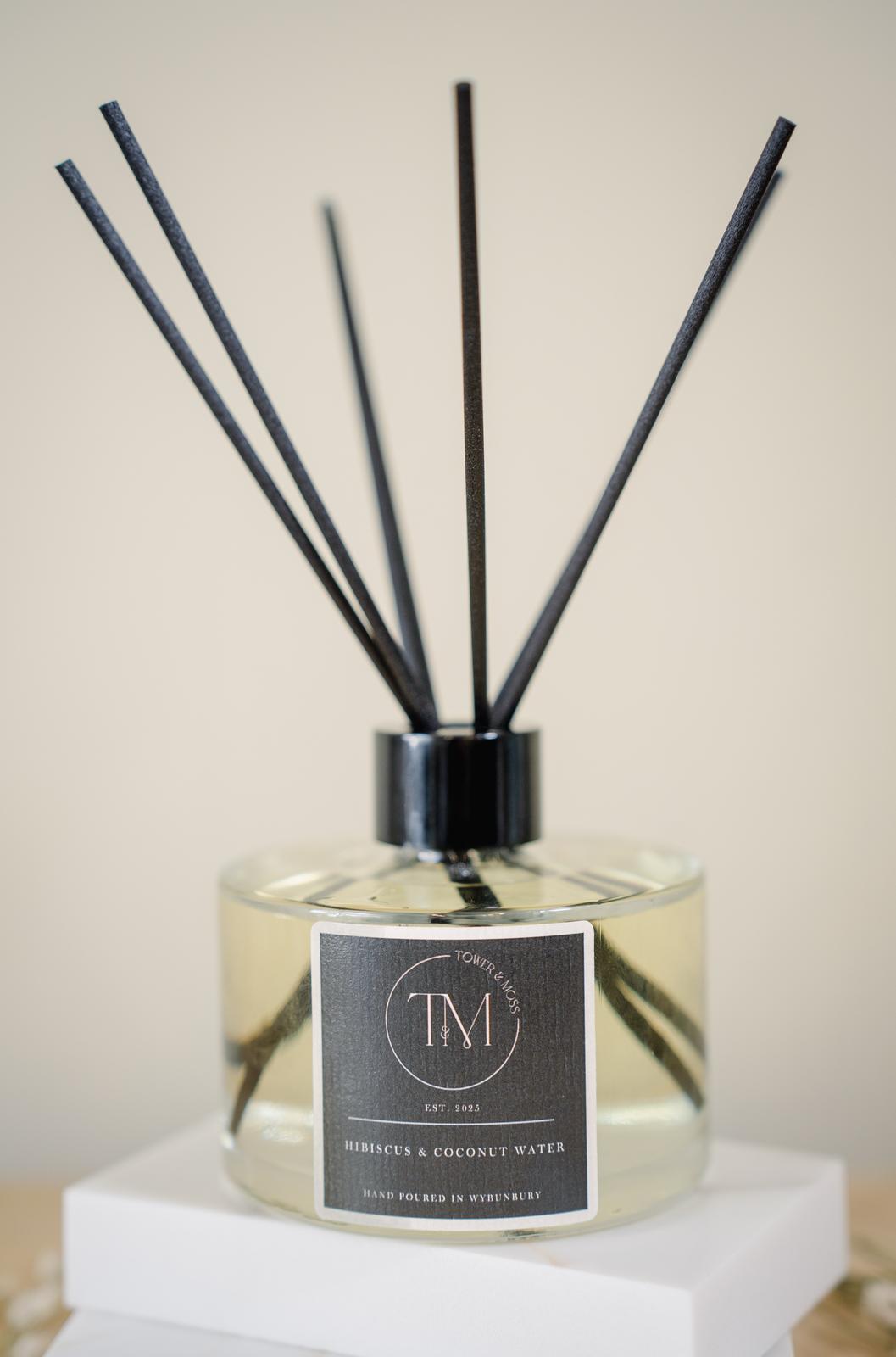 Hibiscus & Coconut Water Reed Diffuser 200ml – Tower & Moss